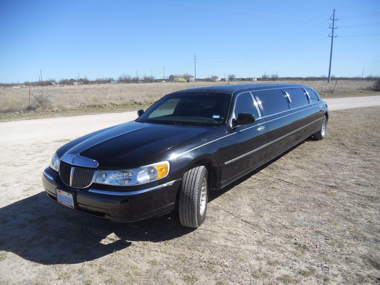 2000 Lincoln Town Car 8 psgr stretch limousine for sale