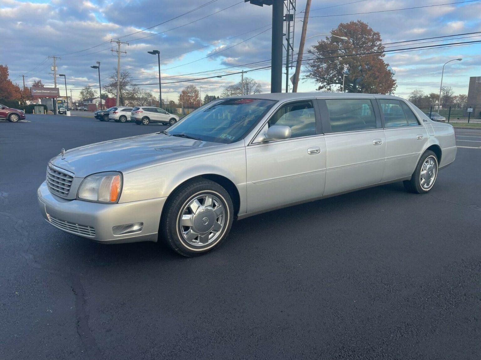 2002 Cadillac DeVille limousine [low miles] for sale